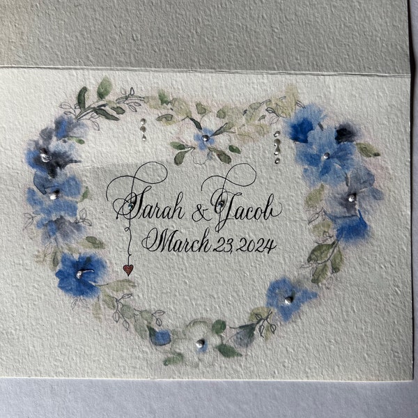 Custom Wedding Card - Etsy
