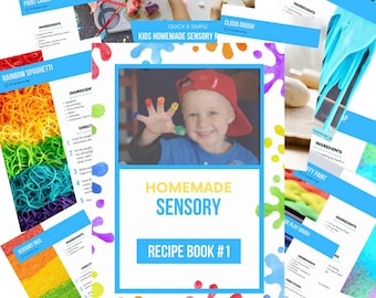 Kids Sensory Recipe Book: Slime, Dough, & More (digital Download) - Etsy