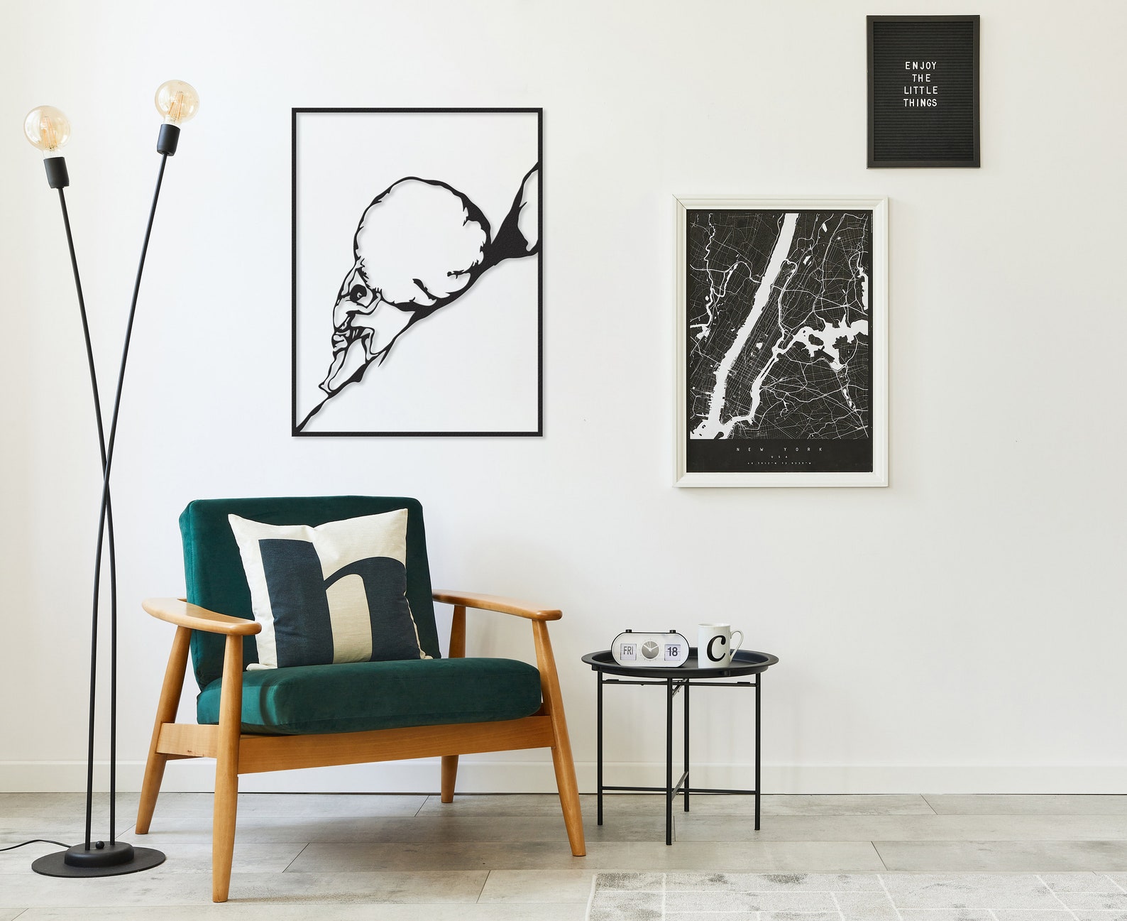 Sisyphus Myth Wall Art, Greek Mythology Home Decor, Motivational Wall ...