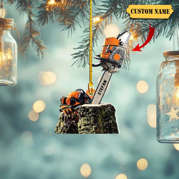 Stihl Chainsaw Keychain - Etsy