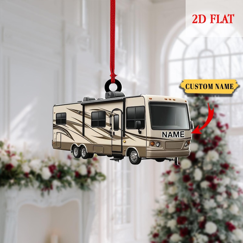 Motor Home Ornament 3d - Etsy