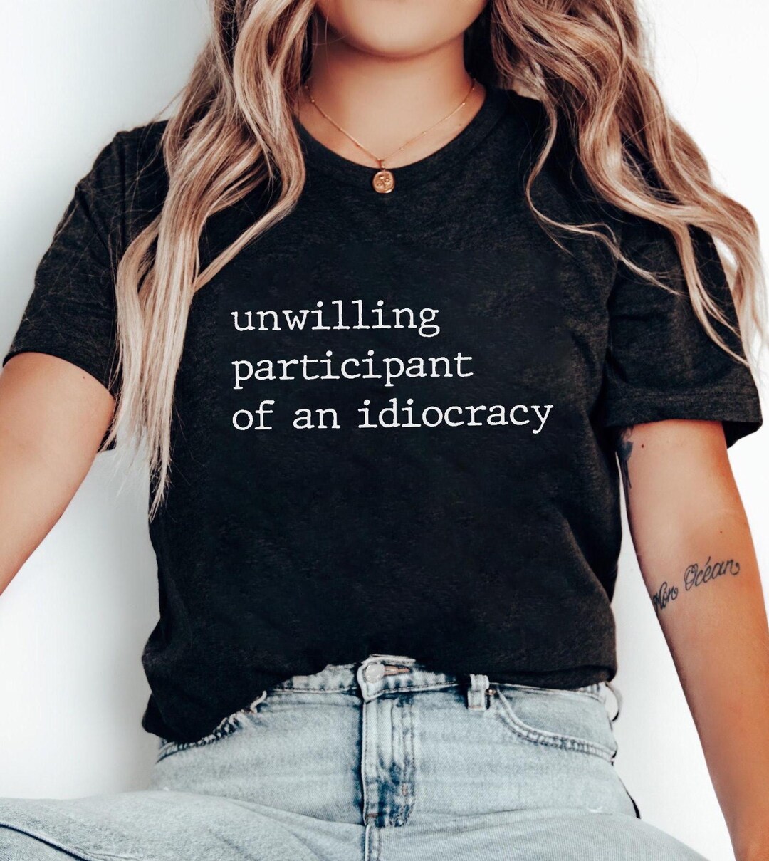 Unwilling Participant of an Idiocracy Shirt, Kakistocracy T-shirt ...