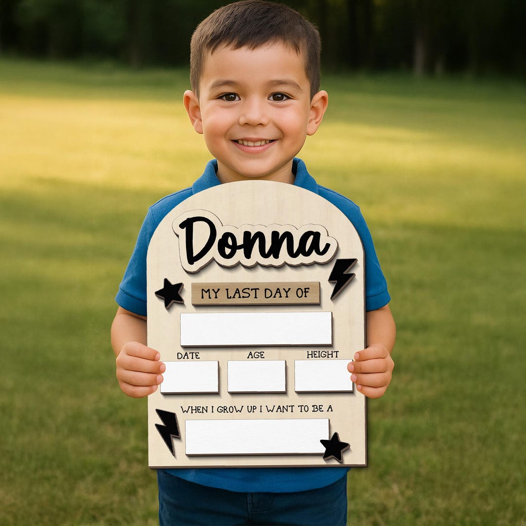 Back to School Sign, First Day of School Sign, Back to School Board ...