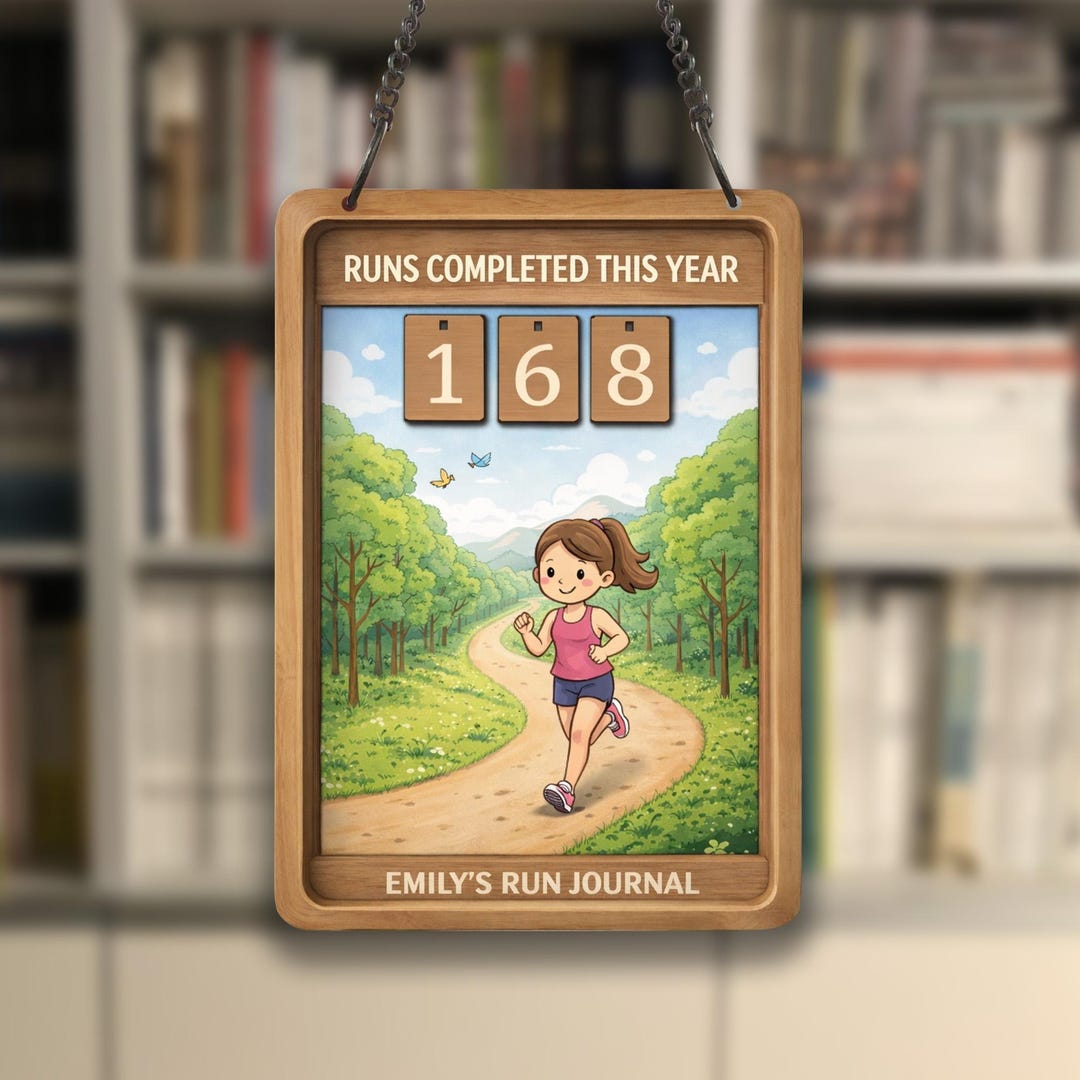 Personalized Runs Completed This Year Tracker – Custom Running ...