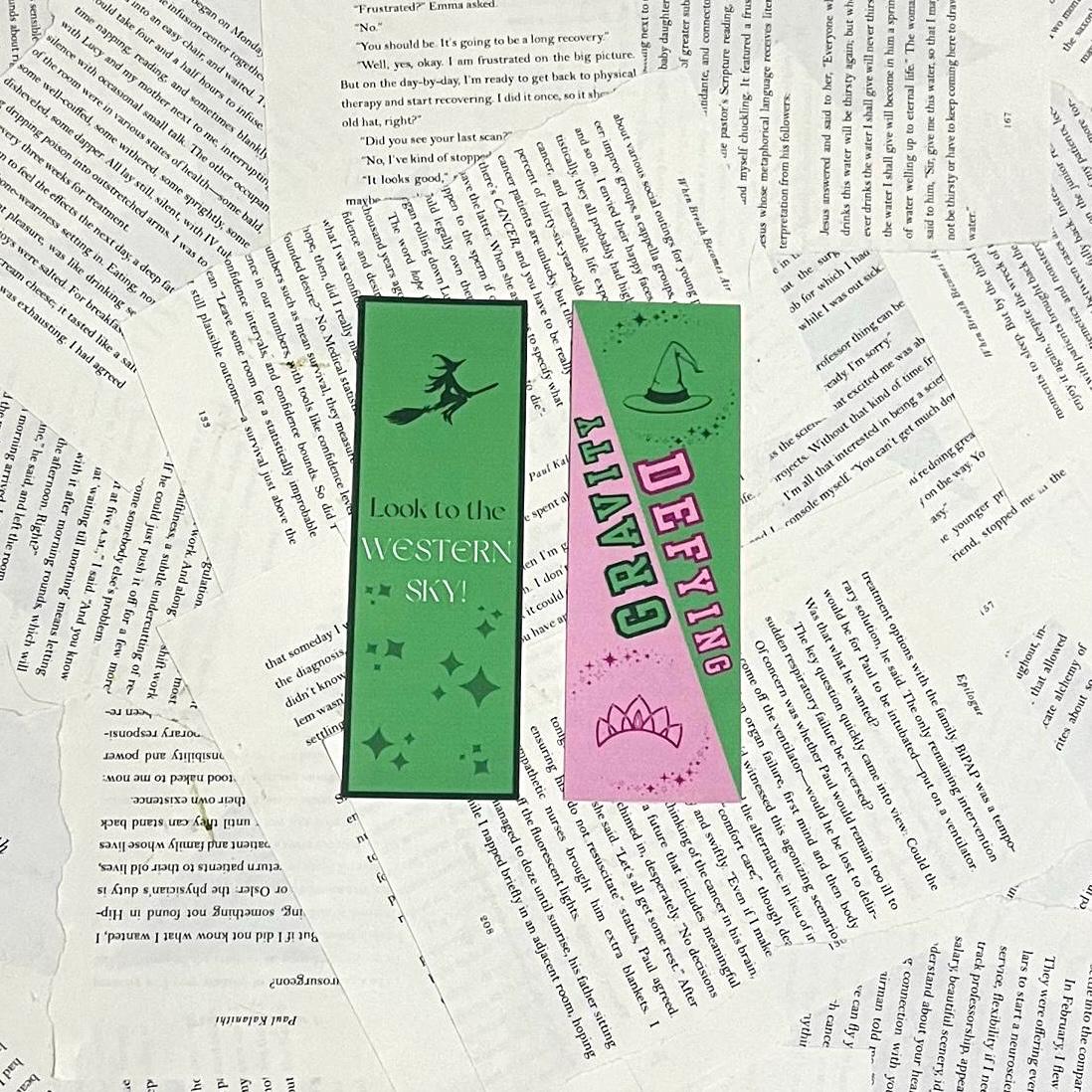Wicked Inspired Bookmarks (2 Pack) - Etsy