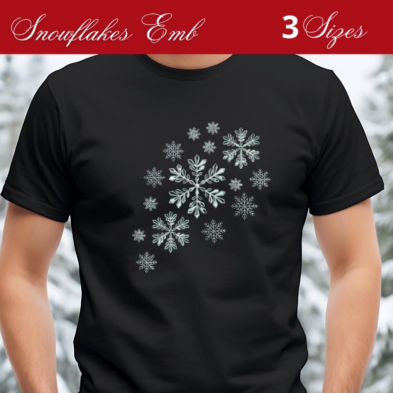 Snowflake Machine Embroidery Designs Mini Frozen Delicate Snowflakes in ...