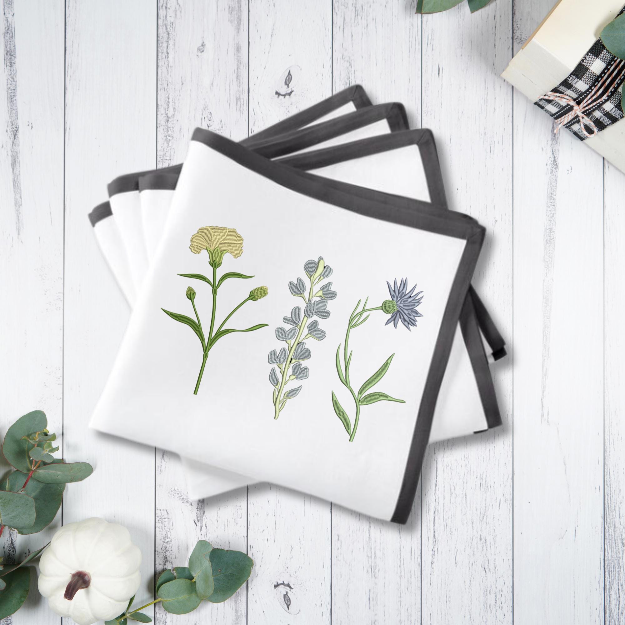 Wildflower Embroidery Designs: Birth Month Floral Mega Bundle (digital ...