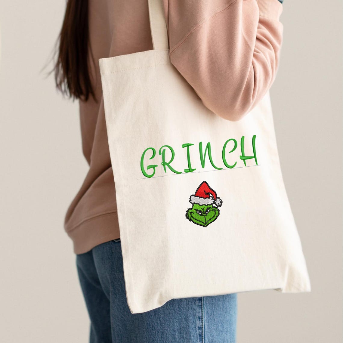 Grinch Embroidery Font Bundle: Letters & Numbers (DST) - Etsy