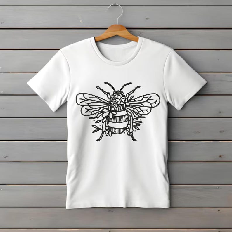 Mini Bee Flying Embroidery Design, Cute Bee Machine Embroidery Design ...