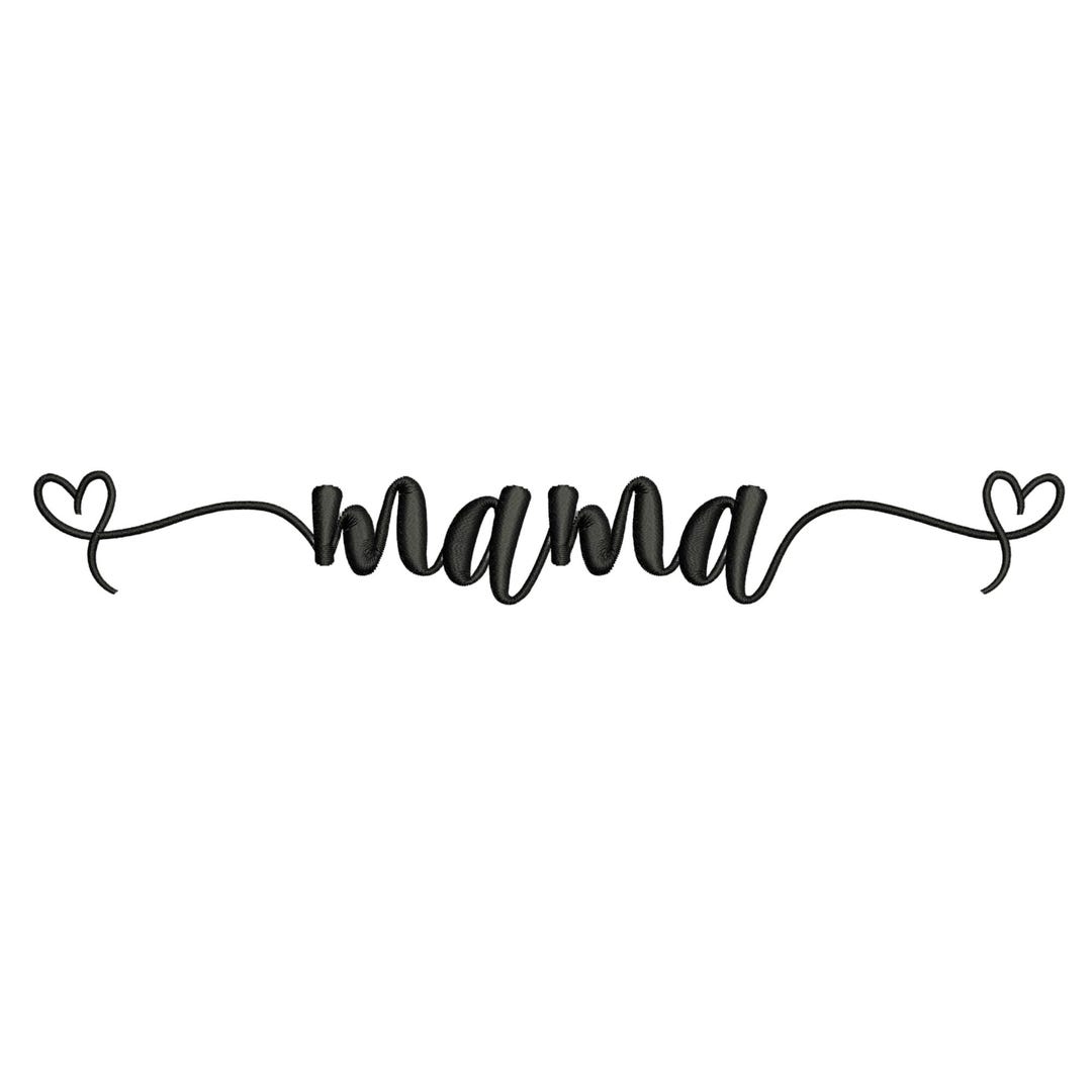 Mama Applique Design, Cute Mama Machine Embroidery Designs, Modern ...