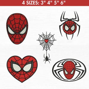 Spiderman Embroidery Designs: Superhero Machine Embroidery File ...