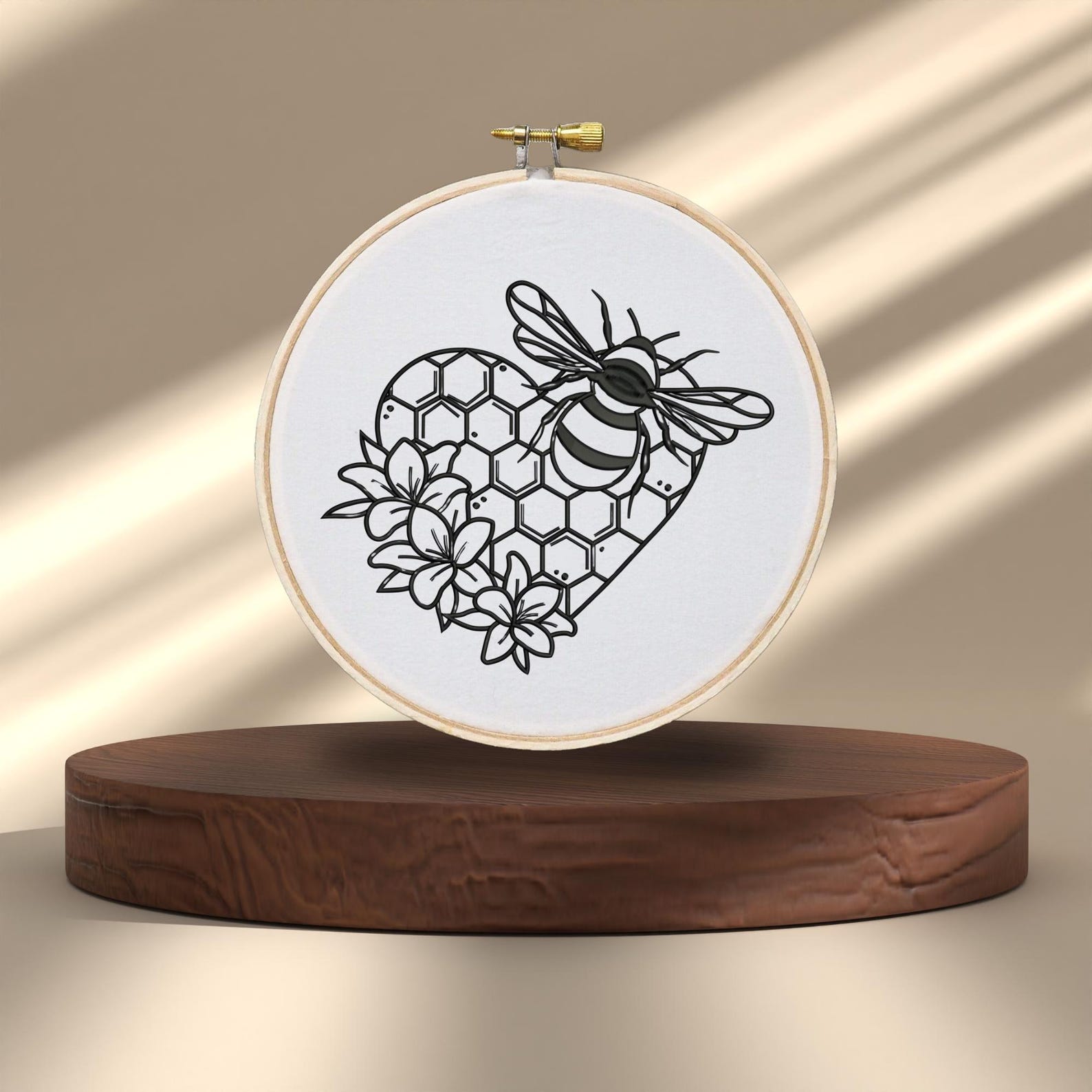 Bee Embroidery Design, Little Bee Embroidery, Cute Bee Machine ...