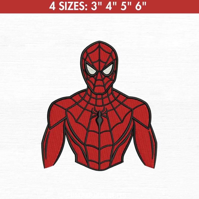 Spiderman Embroidery Designs: Superhero Machine Embroidery File ...