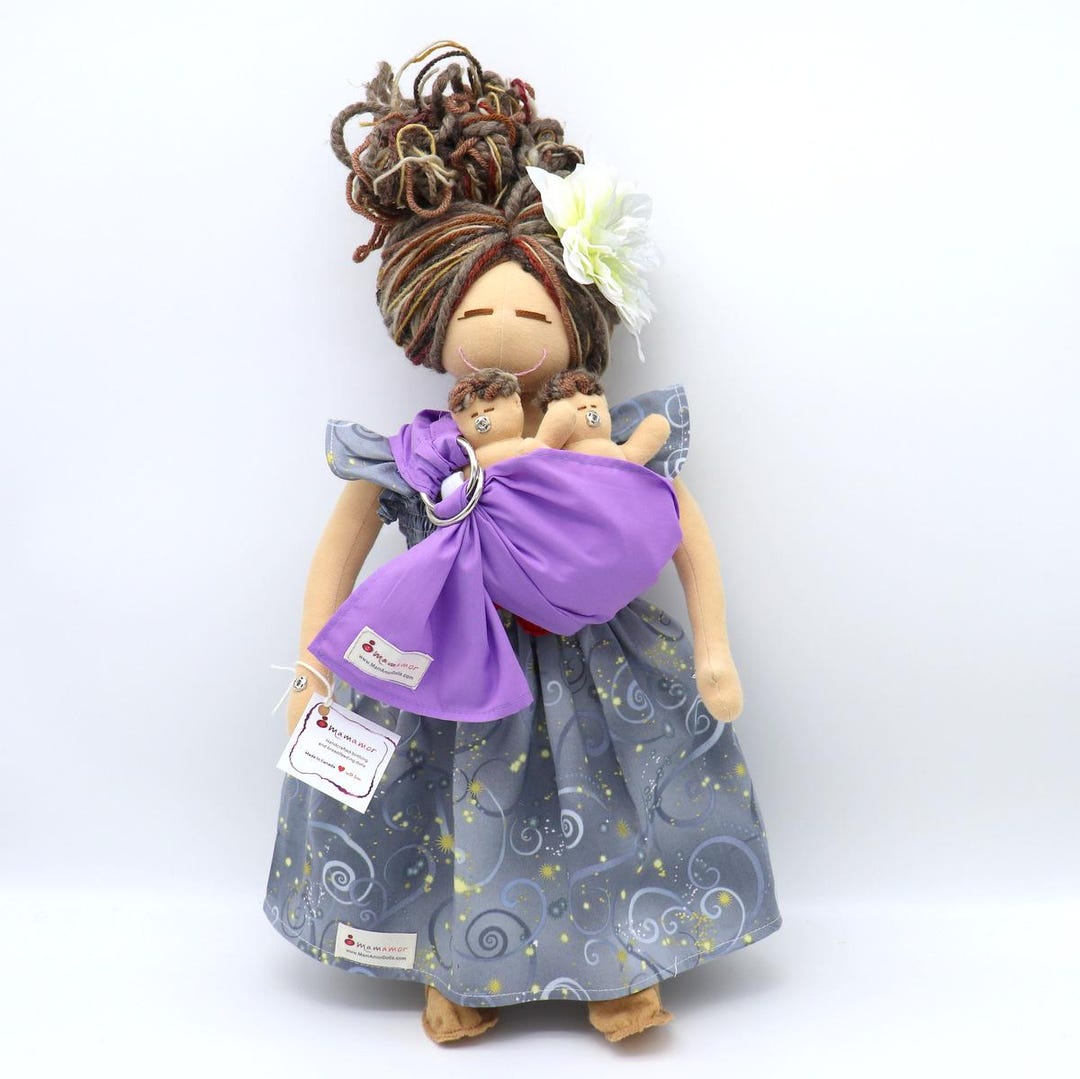 Birthing and Breastfeeding Mamamor Doll HELEN (twins) - Doulas ...