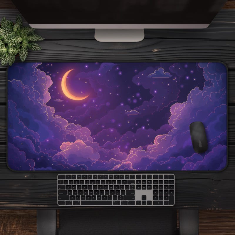 Purple Mouse Pad - Etsy