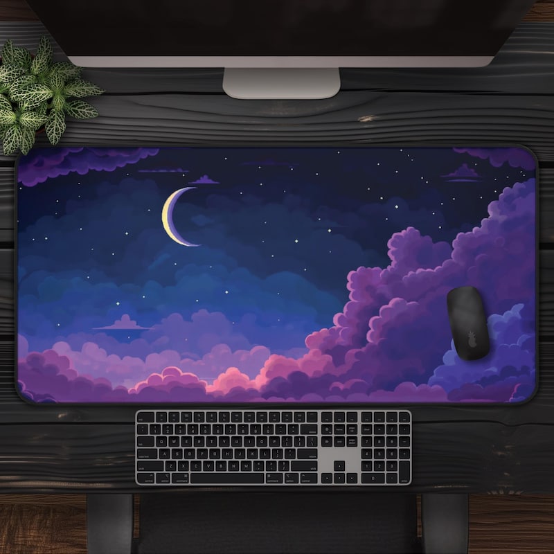 Purple Mouse Pad - Etsy