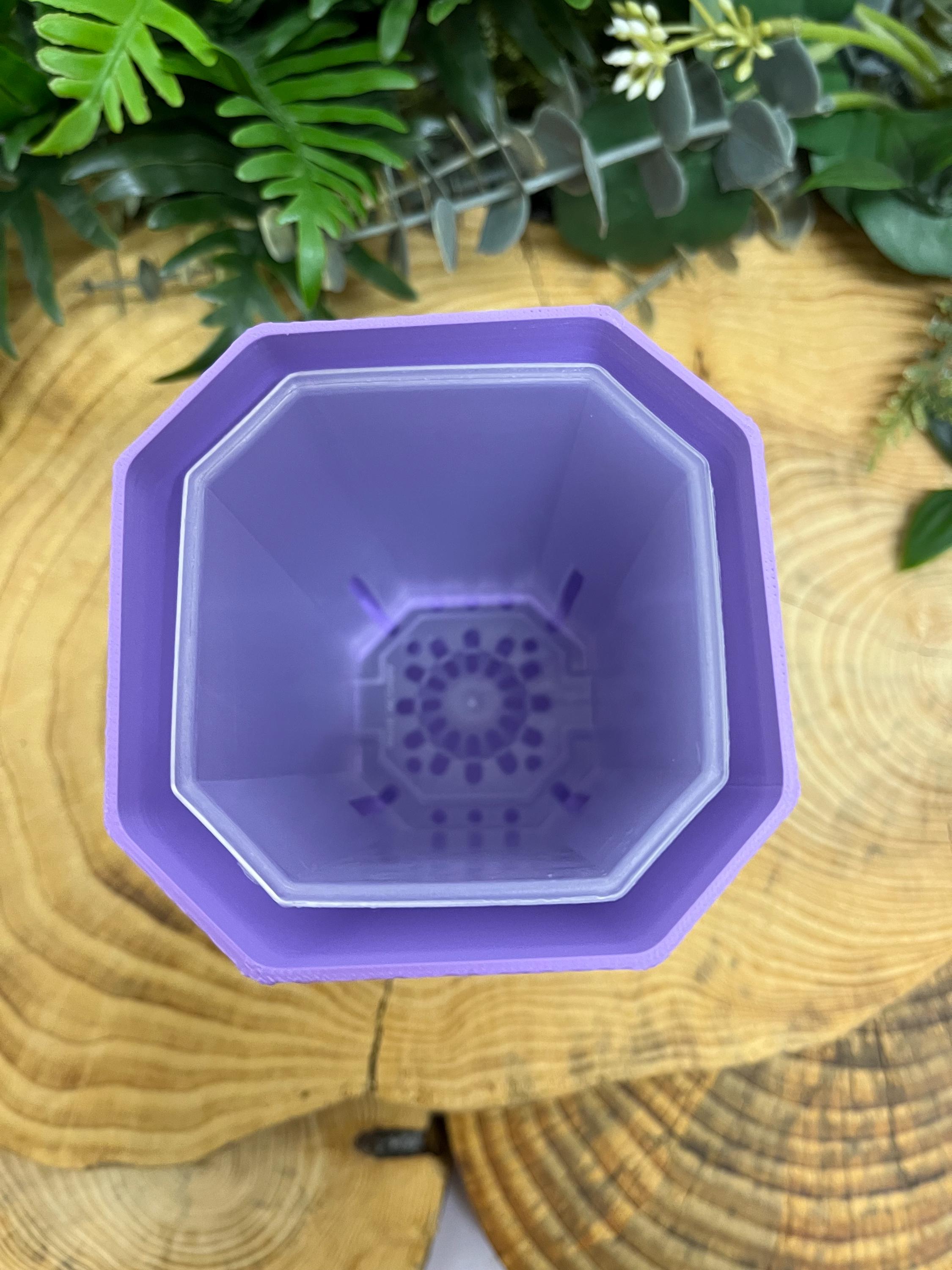 Fuzzy Self Watering Aroid Tower Pot Covers Eco Friendly Planter 12 ...