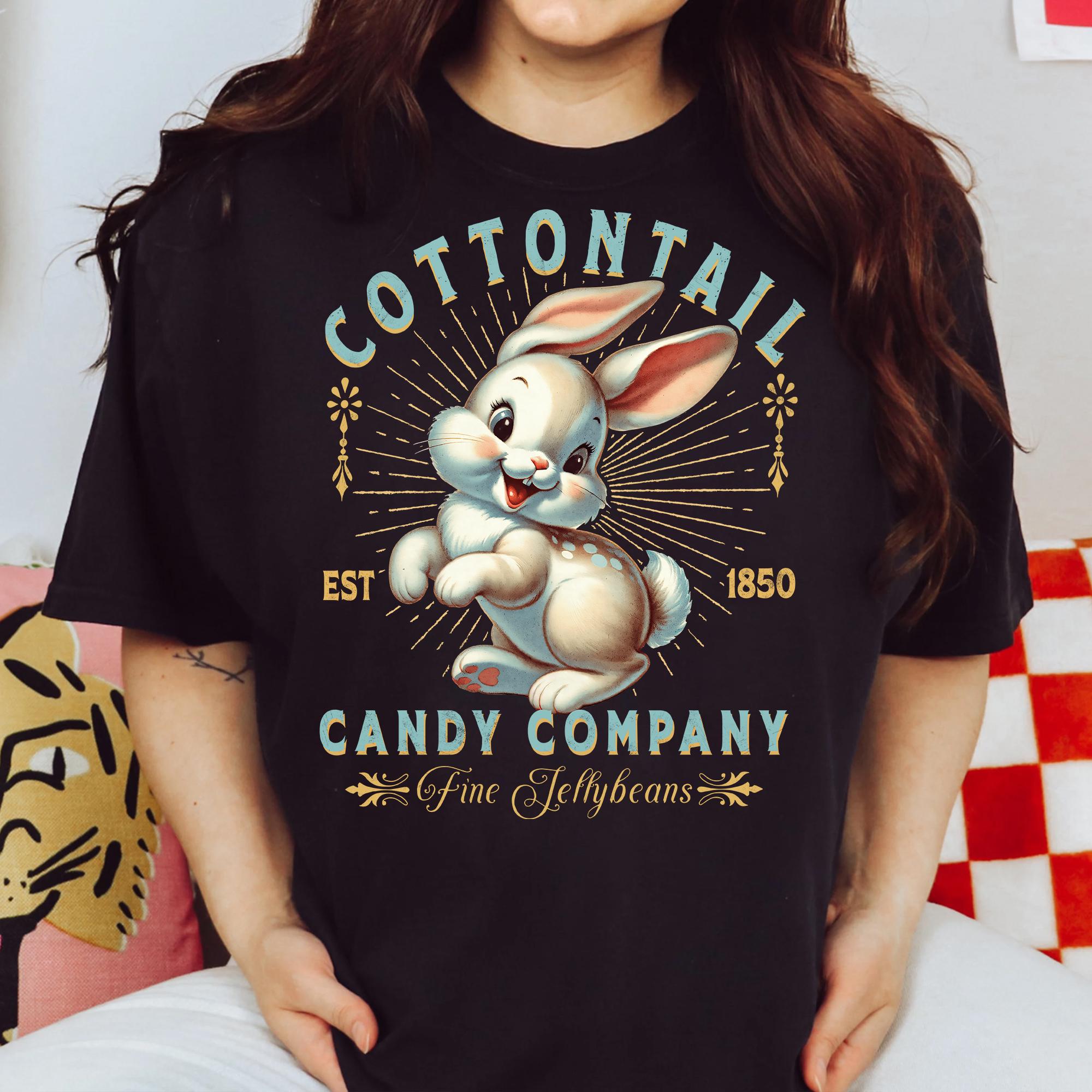 Cottontail Candy Company PNG Digital File, Happy Easter PNG Digital ...