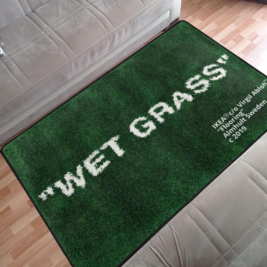 Wet Grass Rug,grass Rug,green Rug,grass Print Rug,rugs for Living Room ...