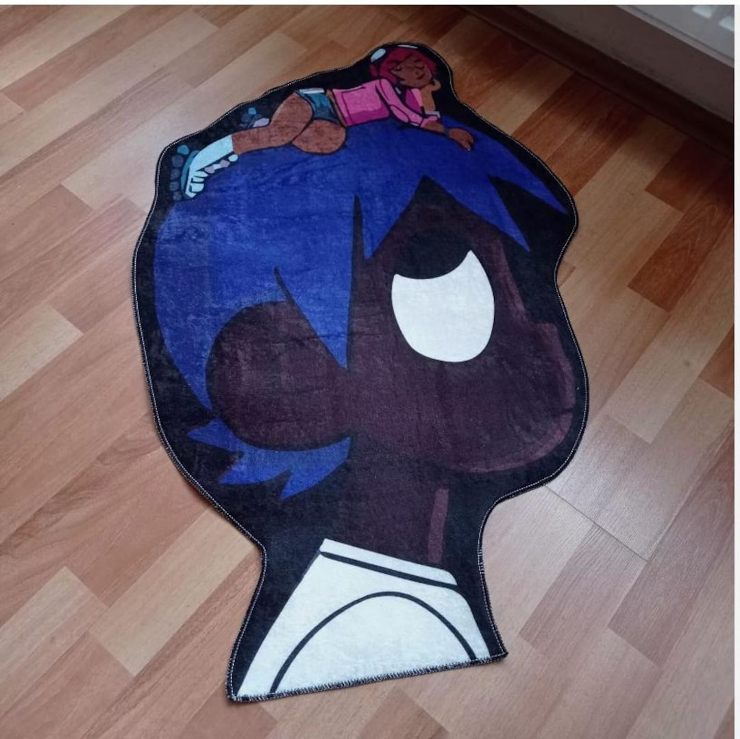 Lil Uzi Vert Anime Rug,unique Rug, Popular Rug , Non Slip Floor Mat ...