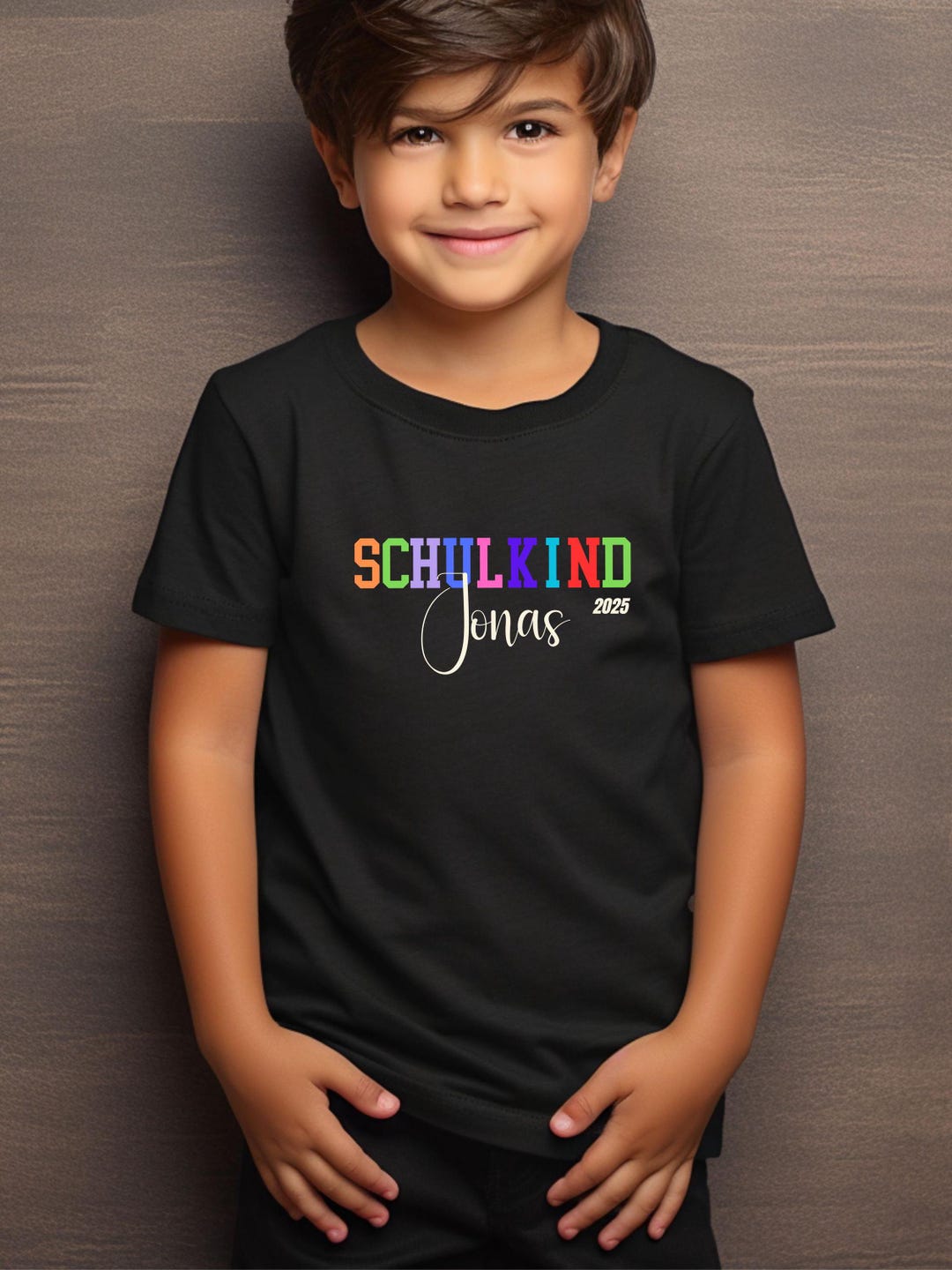 Schulkind 2025 Personalisierte T-shirts Geschenk Zur Einschulung Erster Schultag T Shirt ...