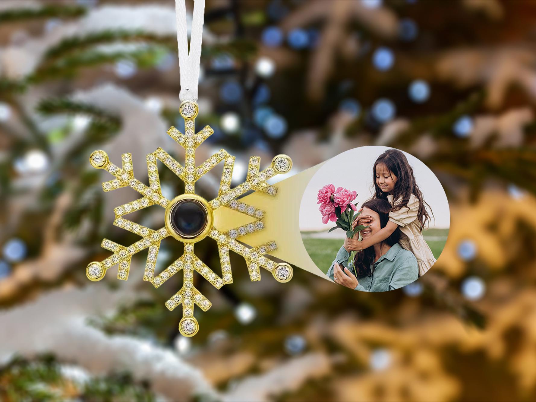 Angel Wings Photo Projection Ornament: Custom Memorial Keepsake - Etsy