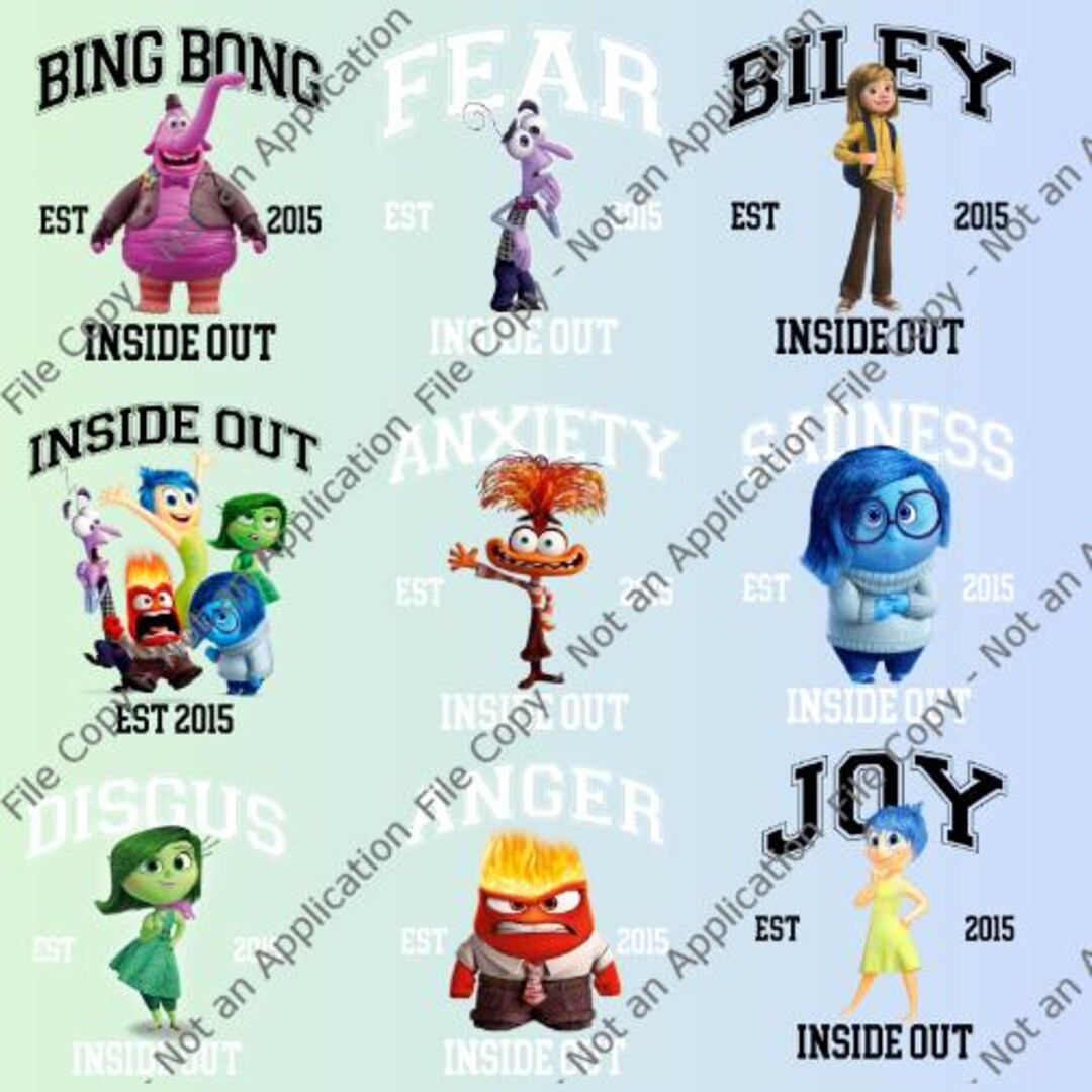 Disney Inside Out 2 PNG, Inside Out 2 Download File, Inside Out PNG ...