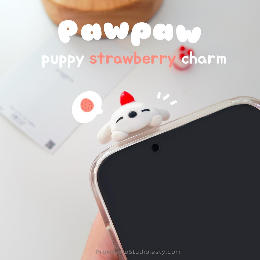 Pawpaw Puppy Strawberry Phone Hipper Handmade - Etsy Ireland