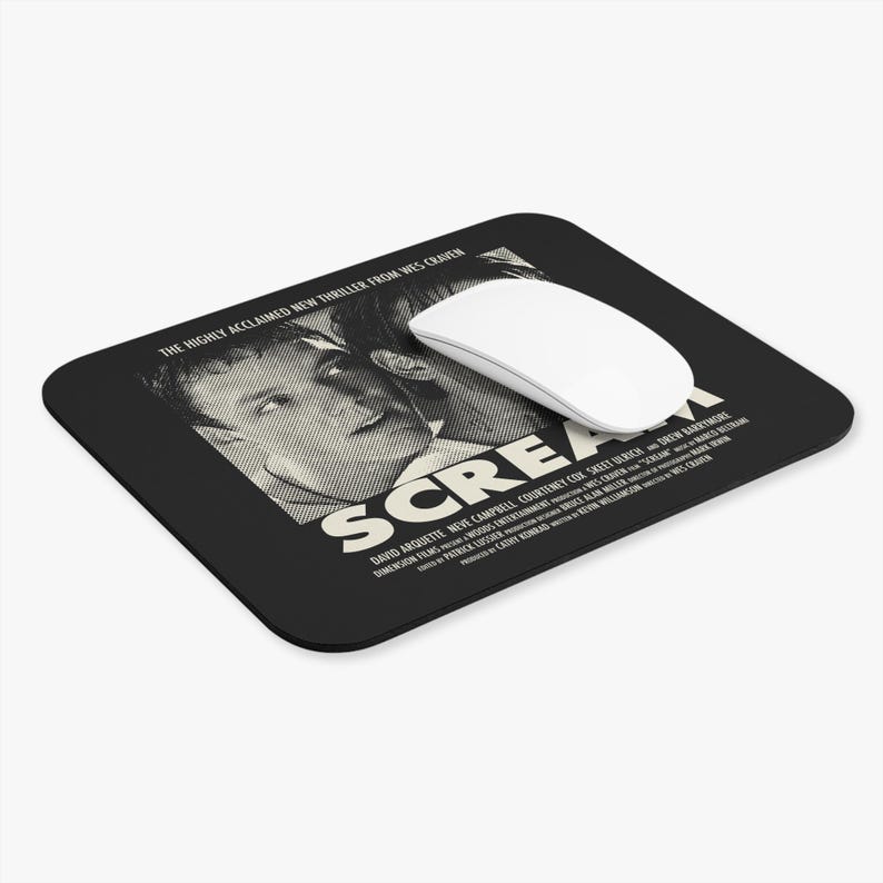 Vintage Scream Movie Mousepad | 90s Horror Decor - Etsy