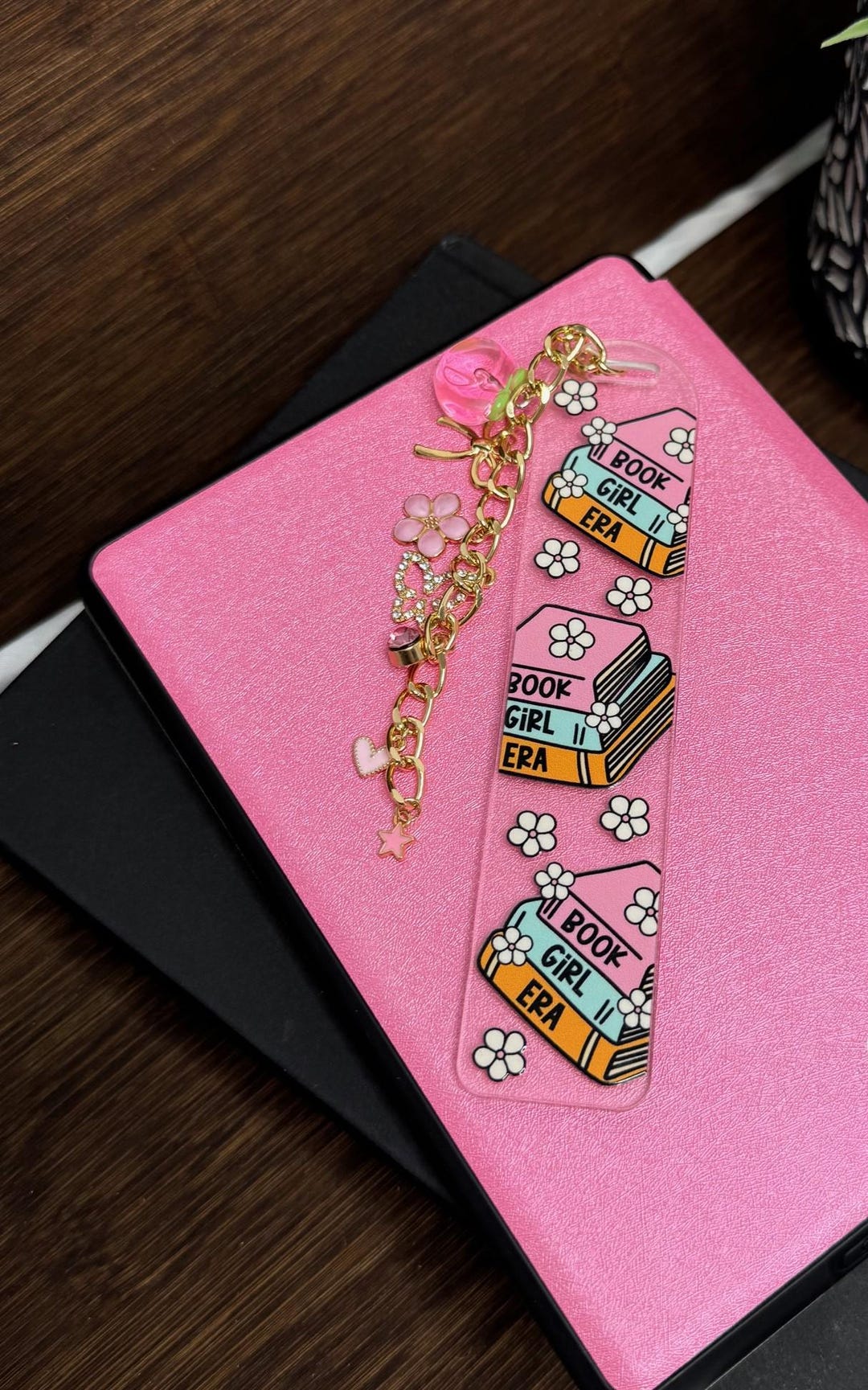 Book Girl Era Charmed Bookmark Acrylic Bookmark Charmed Bookmark Book ...