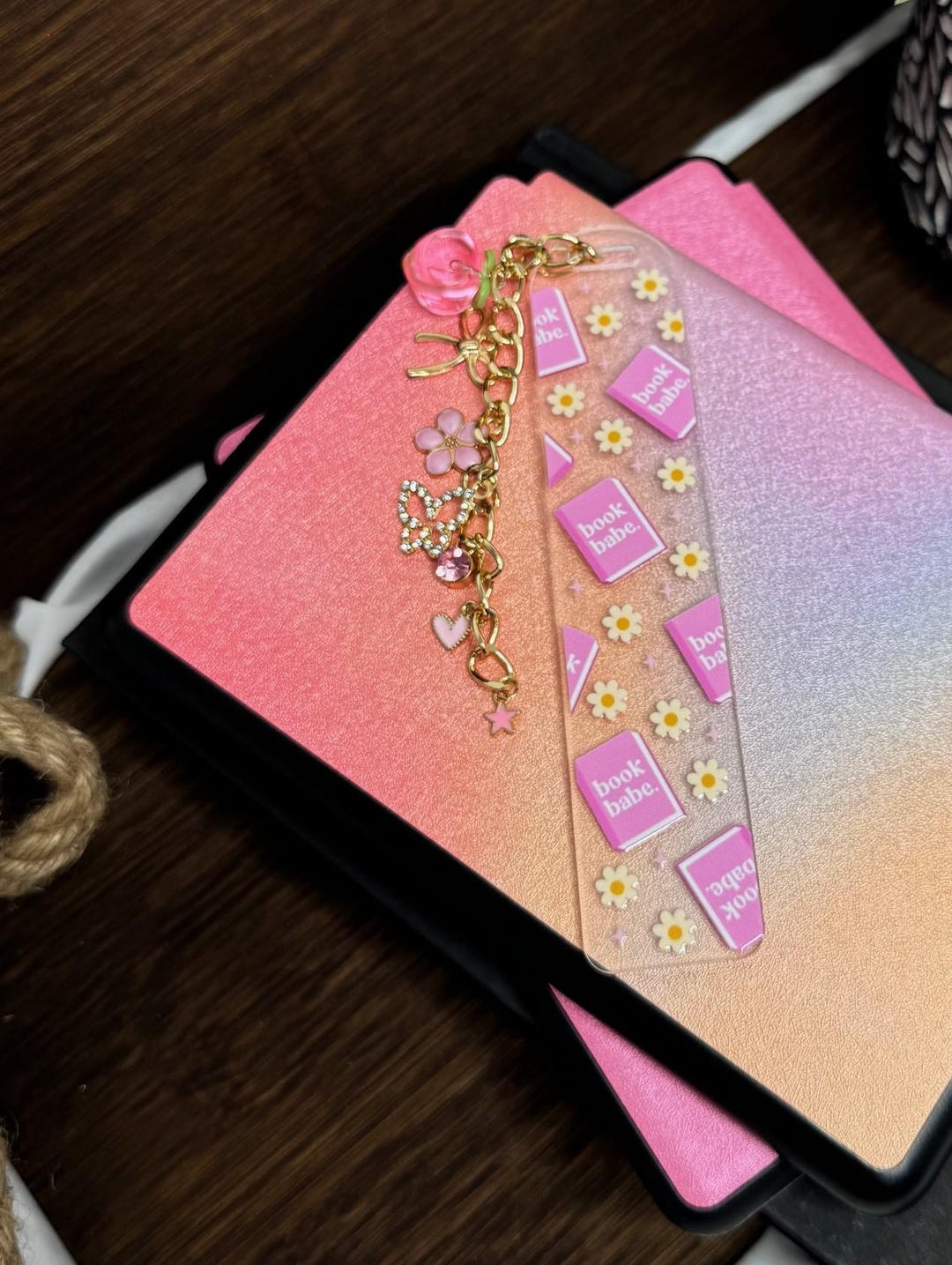 Book Babe Charmed Bookmark | Acrylic Bookmark | Charmed Bookmark ...