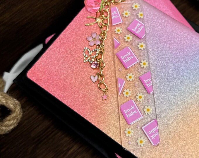 Book Babe Charmed Bookmark | Acrylic Bookmark | Charmed Bookmark ...