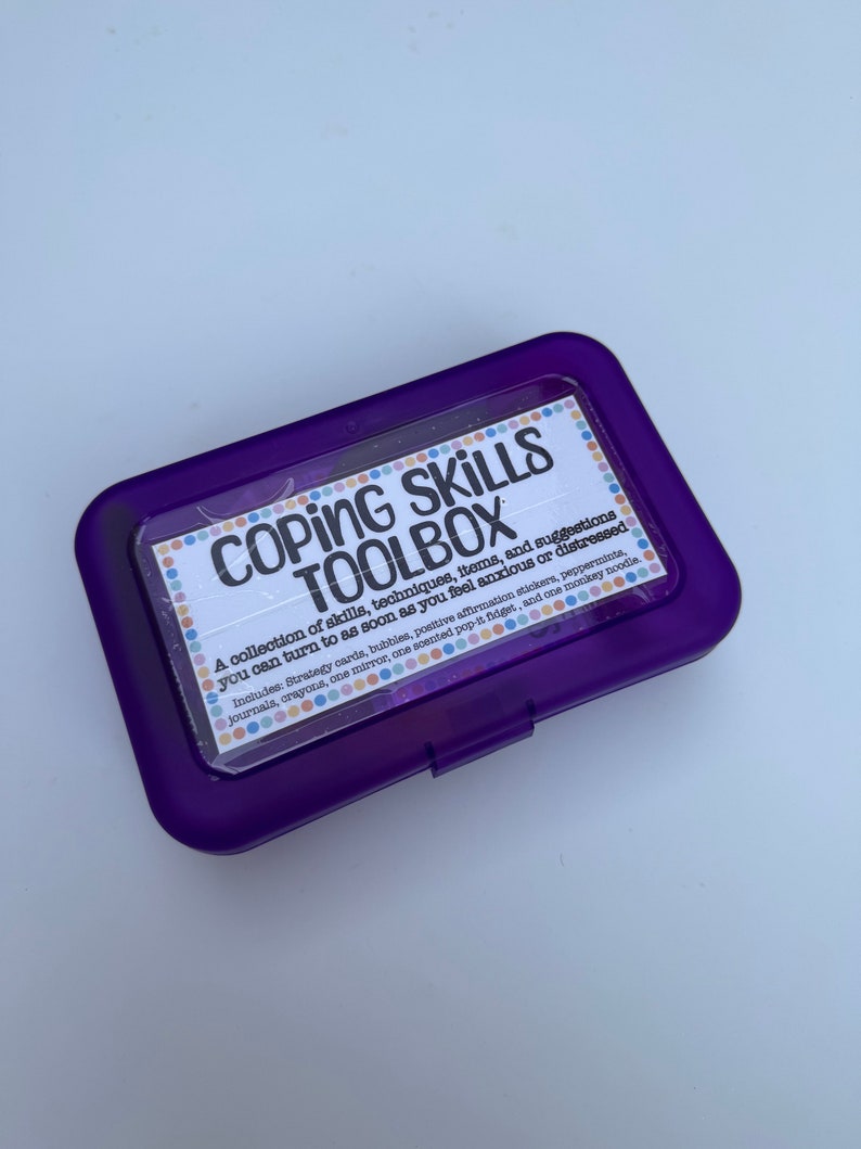 Coping Skills Toolbox - Etsy