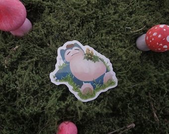 Snorlax Sticker - Etsy