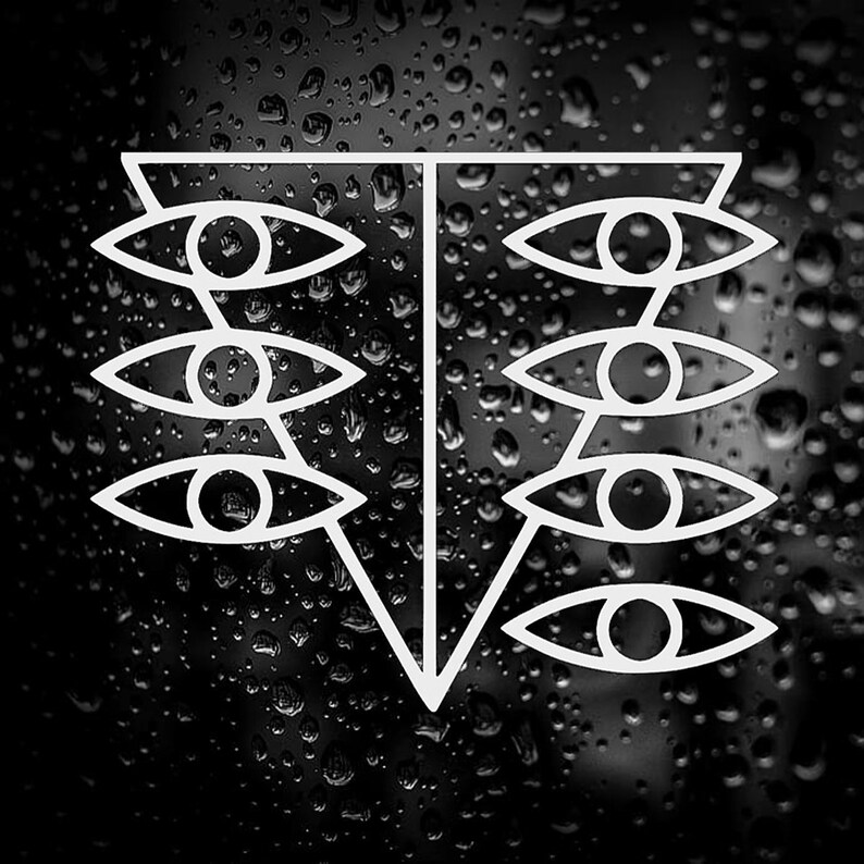 SEELE Logo NERV Vinyl Sticker Retro Anime Car Decal Windshield Window ...