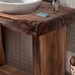 Solid Rustic Bathroom Vanity Custom Handcrafted Farmhouse Small Live ...