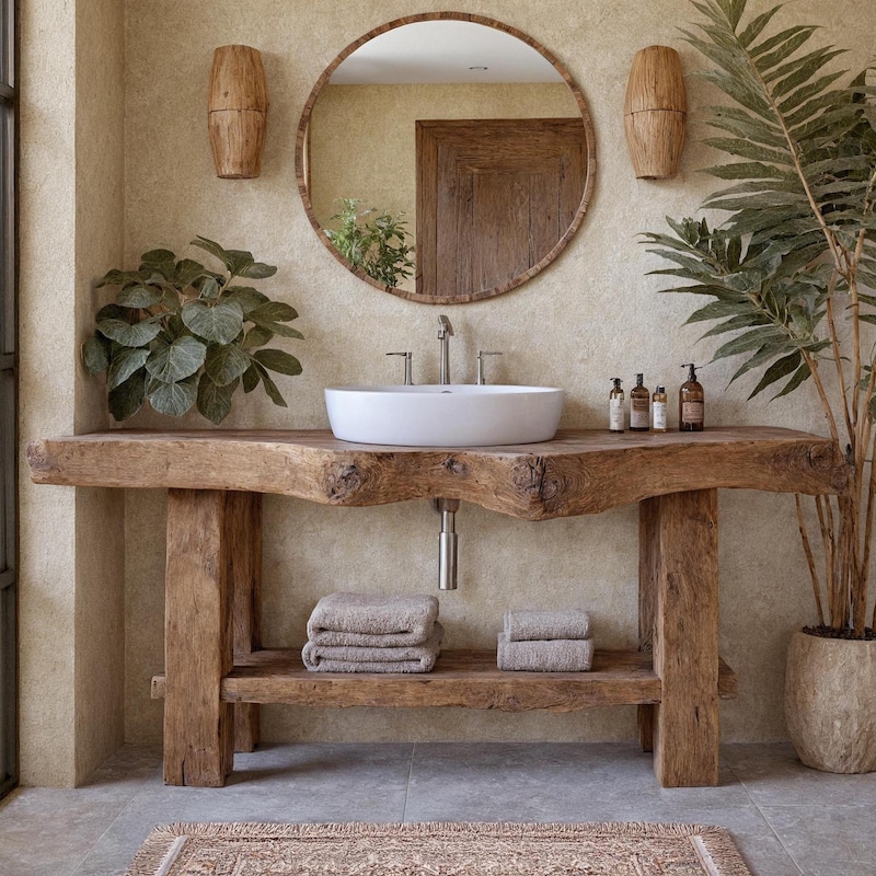 Live Edge Wood Vanities - Etsy UK