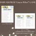 Twinkle Twinkle Guess Who Baby Shower Game | Guess Who Game Printable ...