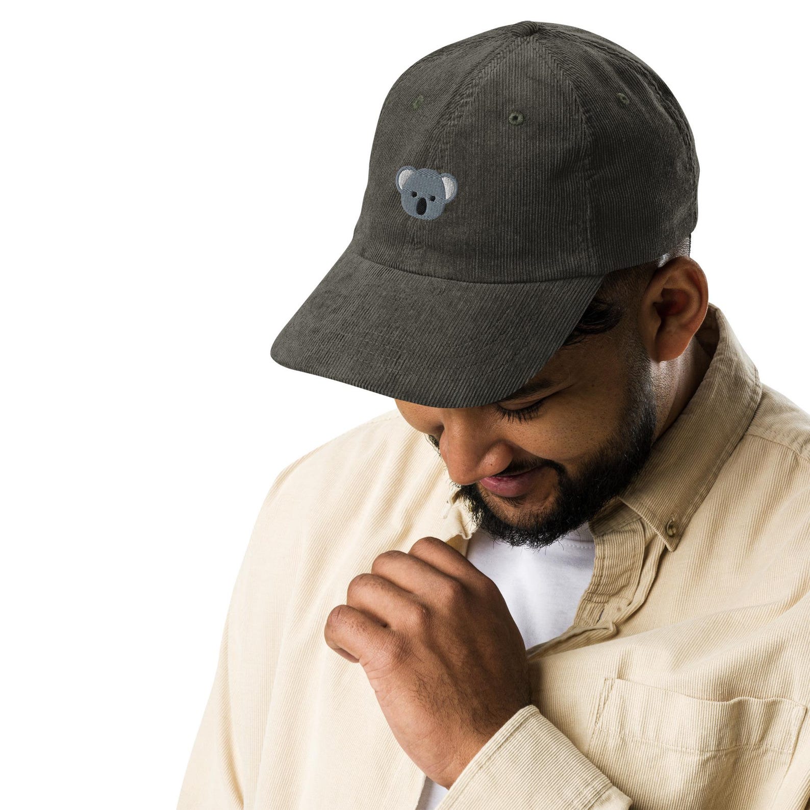 Koala Corduroy Cap | Cute Koala Embroidered Hat | Australian Marsupial ...