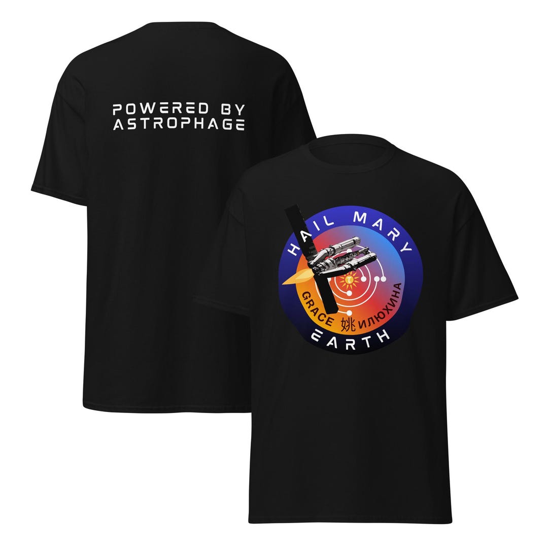 Project Hail Mary Inspired Mission Crew Shirt | Colorful Mission Patch ...