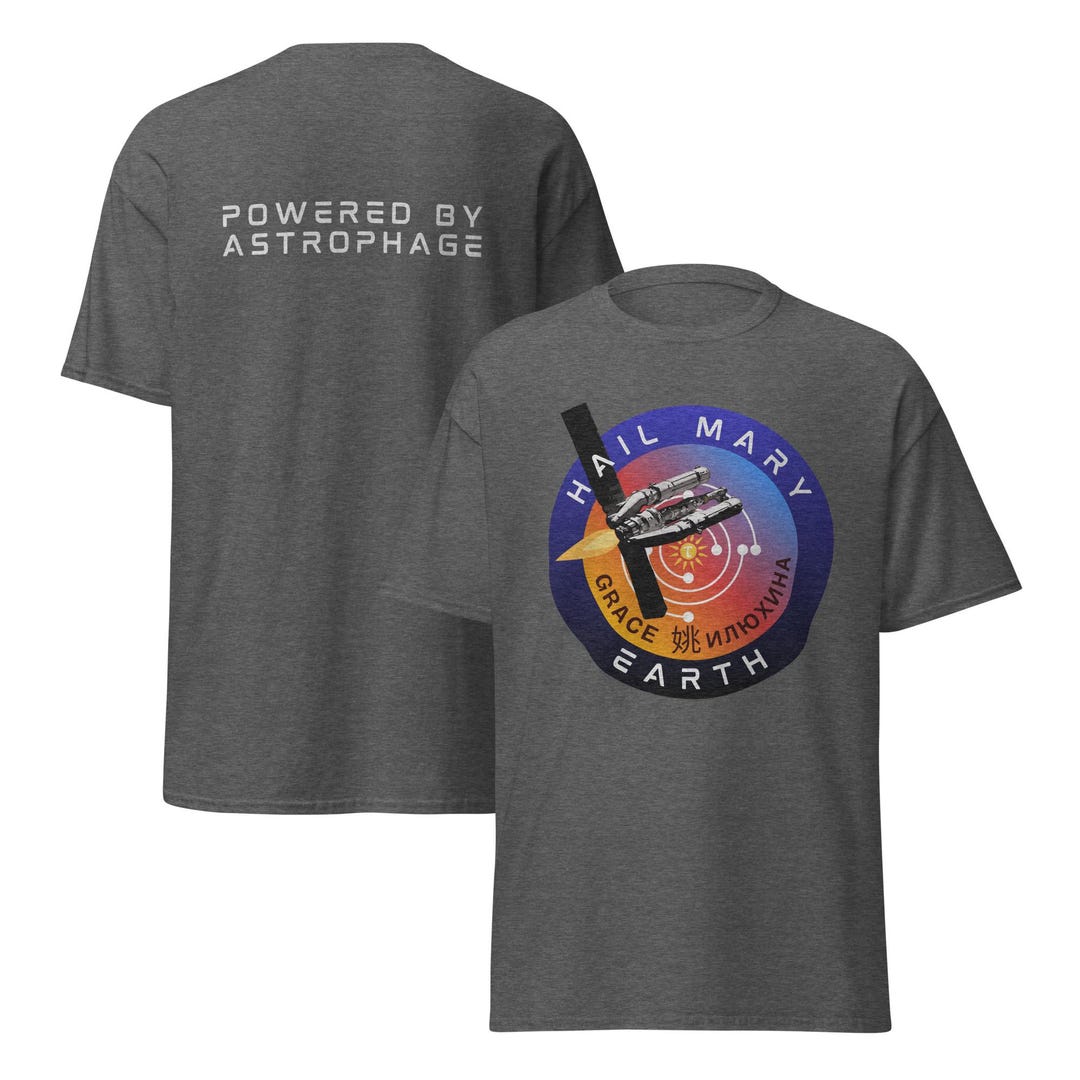 Project Hail Mary Inspired Mission Crew Shirt | Colorful Mission Patch ...