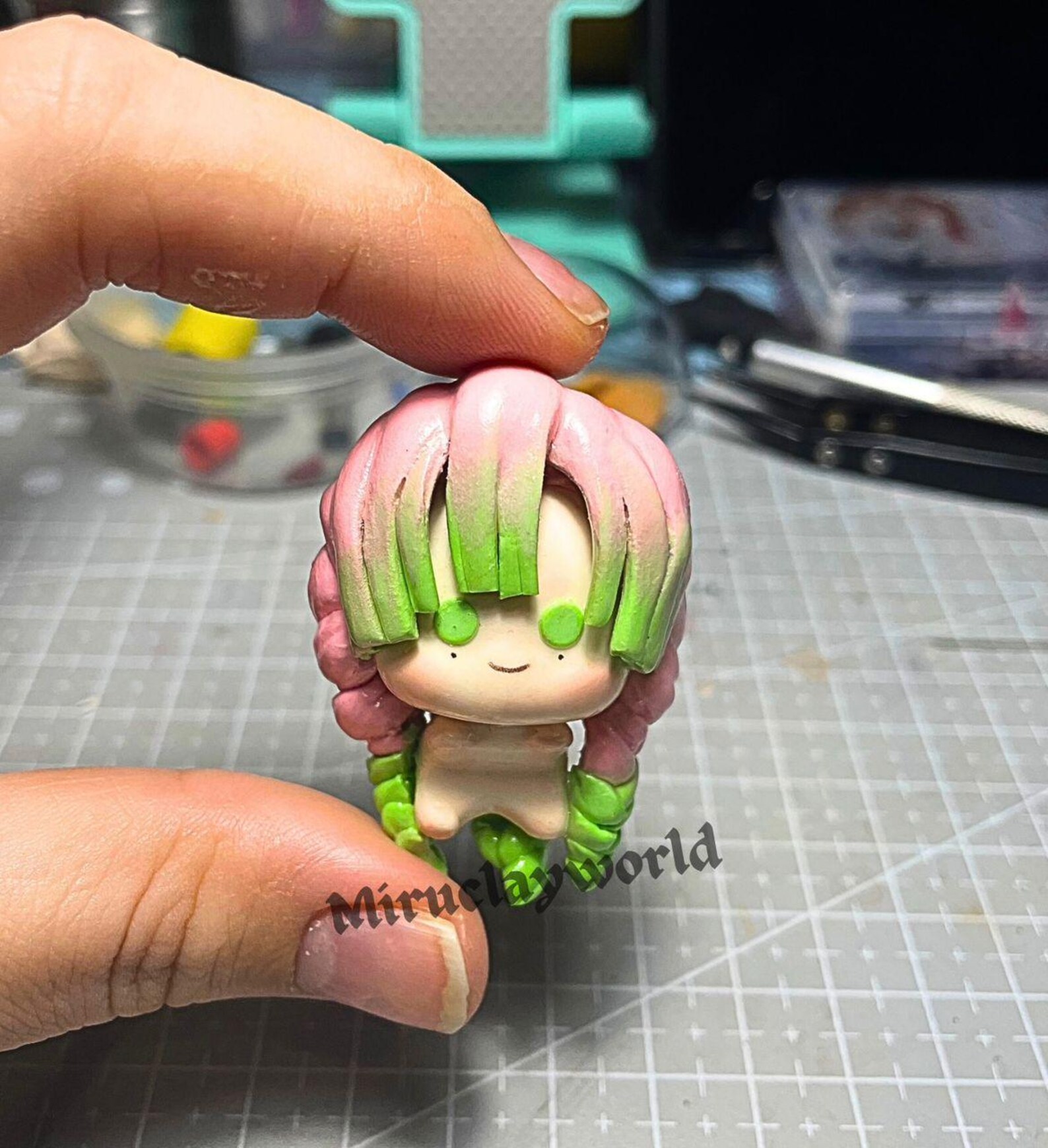 Handmade Commissions Custom Clay Anime, Manga,oc,vtube, Carton Keychain ...