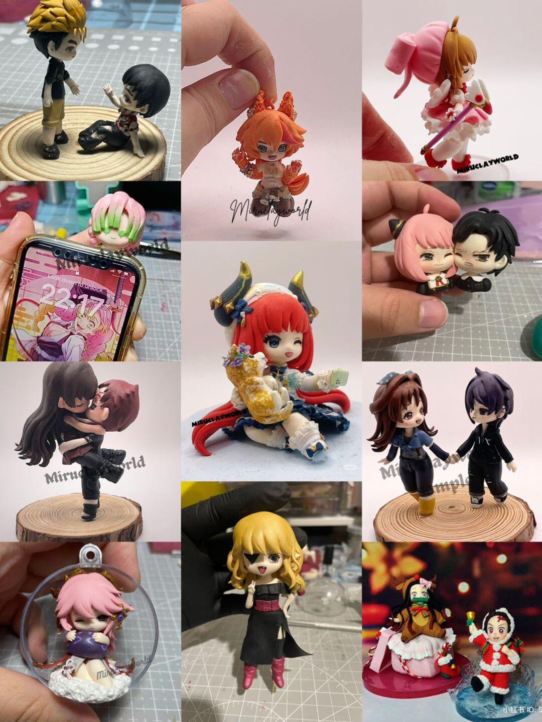 Custom Clay Figures Commissions OC , Anime Game Characters Make 2D ...
