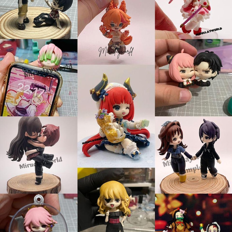 Clay Sculpture Oc - Etsy UK
