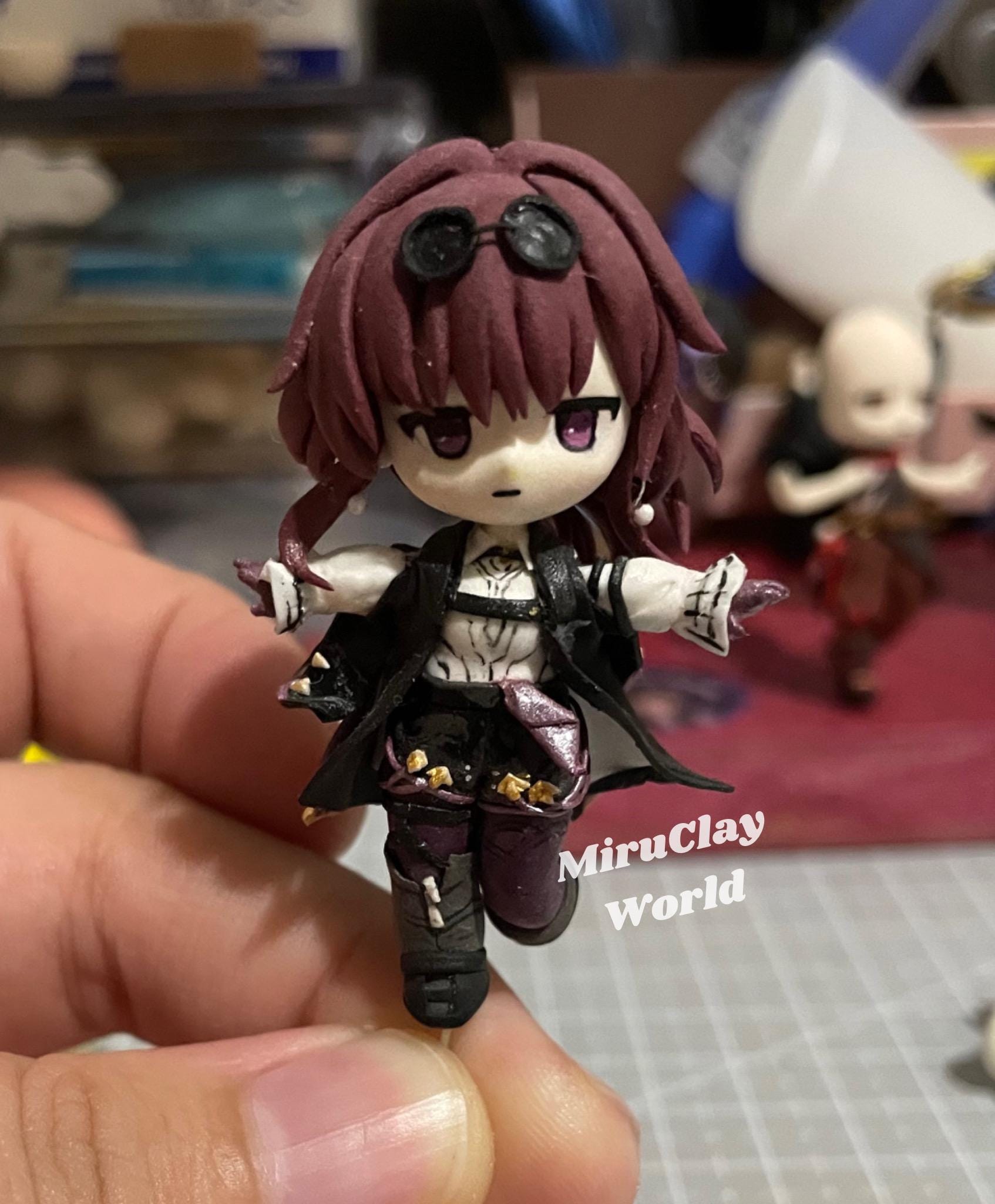 Custom Clay Figures Commissions OC , Anime Game Characters Make 2D ...