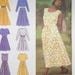 Simplicity 8229 Misses Flared Dress Pattern Size 12 14 16 18 Bust 34 36 ...