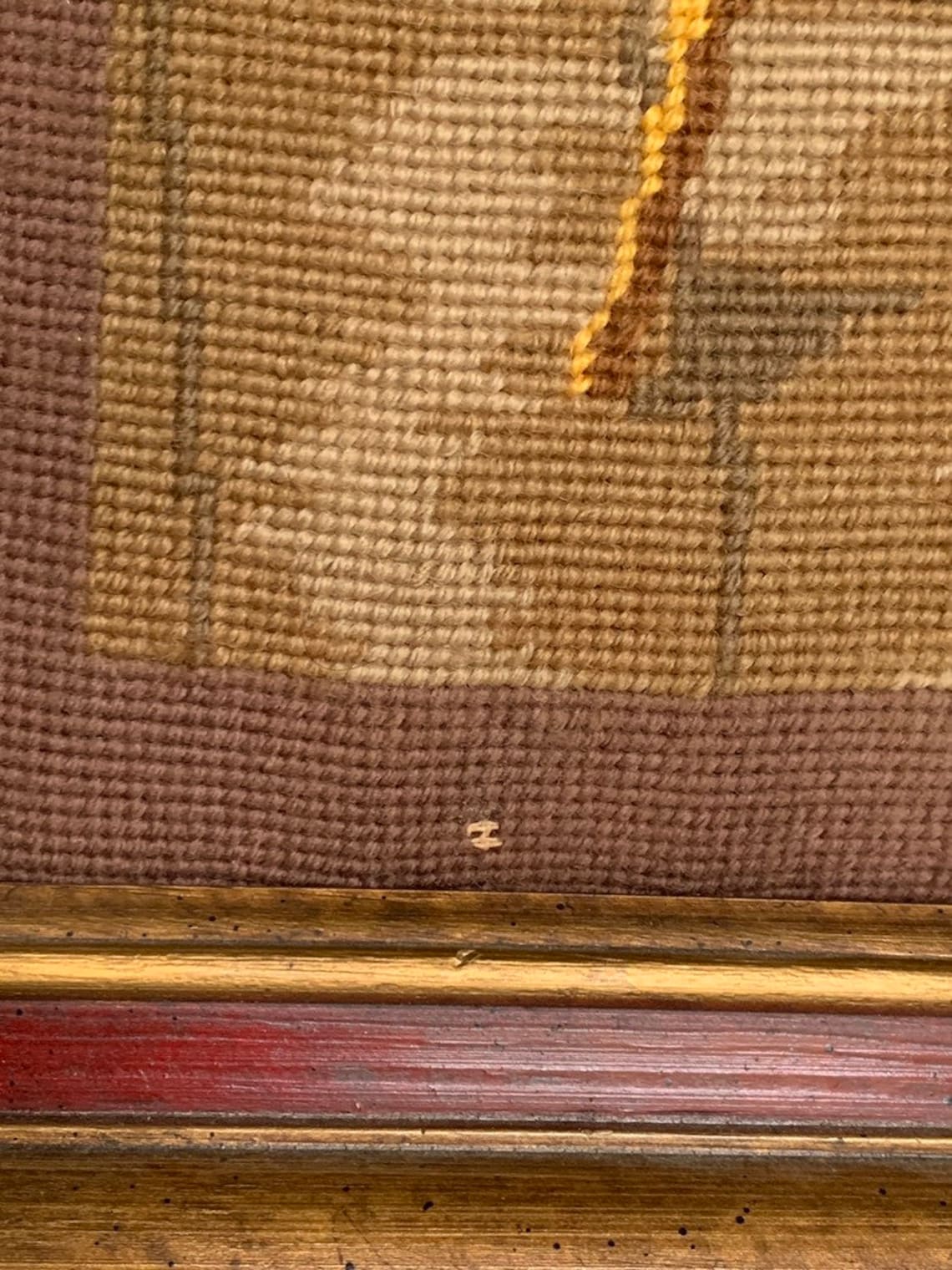 Vintage Weavers Weaving Needlework Tapestry Framed Needlepoint | Etsy