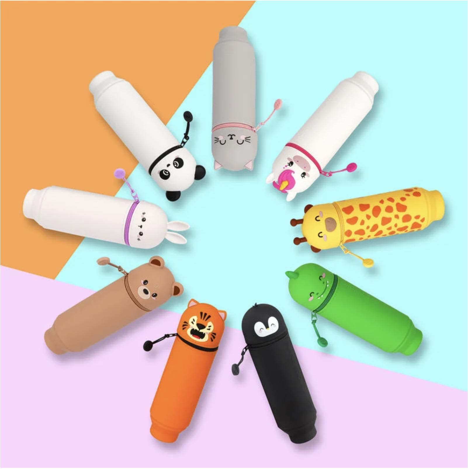 LEGAMI PENCIL CASE - Kawaii 2 in 1 Soft Silicone Pencil Case ...