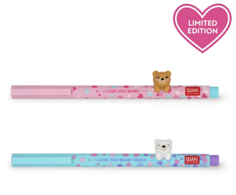 LEGAMI Lovely Friends Valentines Limited Edition Set of 2 Gel Pens 2025 ...