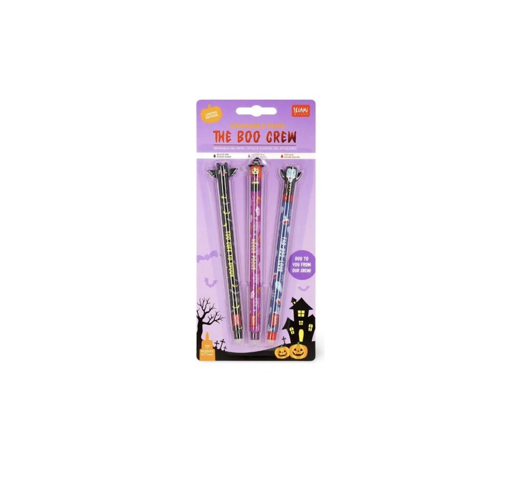 LEGAMI the Boo Crew 2024 - HALLOWEEN Limited Edition Erasable Gel Pens ...